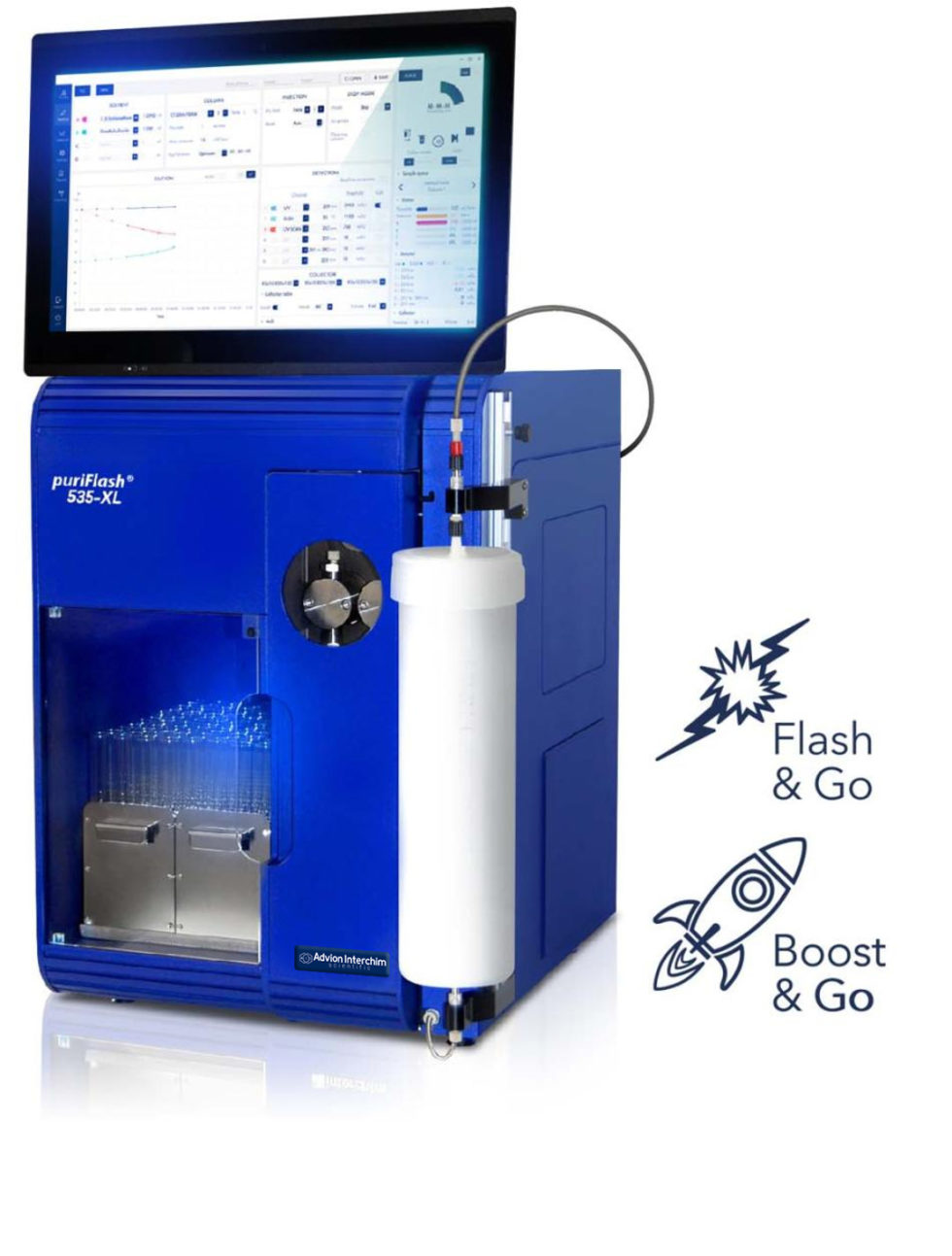 Process Flash purification : puriFlash® 535-XL Specifications - Interchim